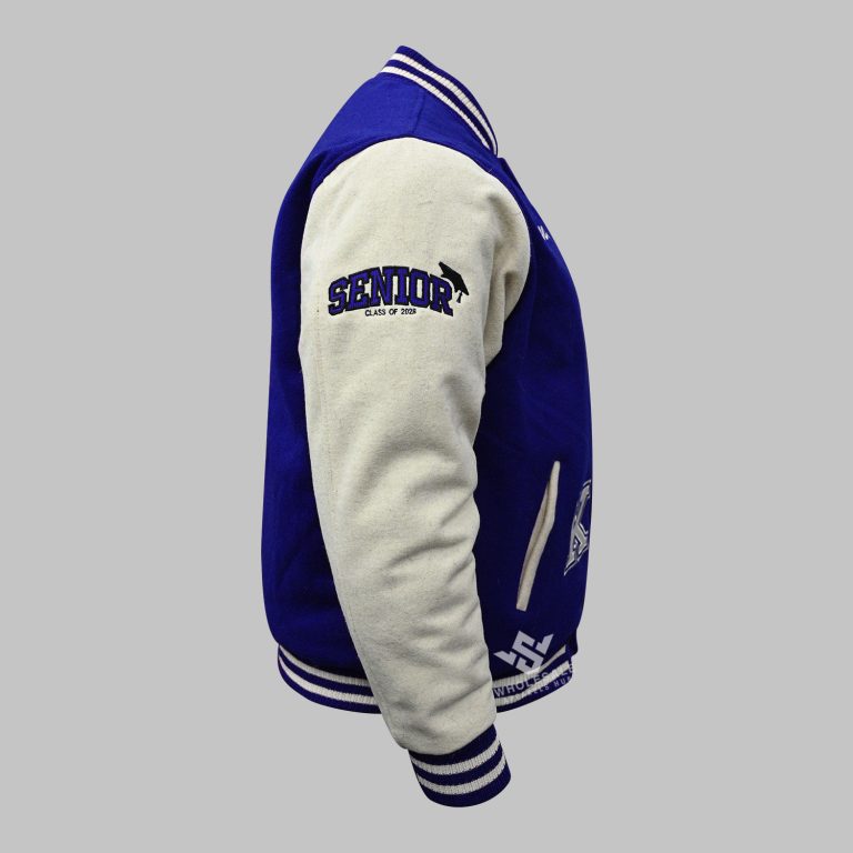 Blue Varsity Jacket Wholesale Bulk Supplier